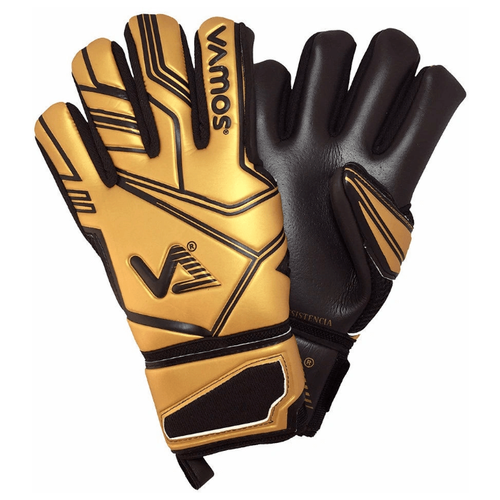 Вратарские перчатки Vamos, размер 10, золотой
