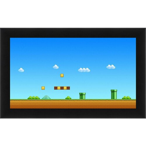 Плакат, постер на бумаге Super Mario Bros. Размер 30х42 см