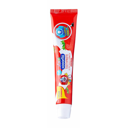 LION THAILAND Детская зубная паста с 6 месяцев Kodomo с ароматом клубники, 40 г