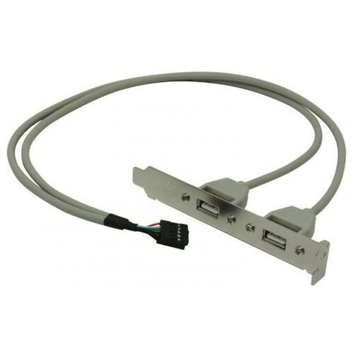 Orient кабели C086, Планка портов в корпус 2xUSB 2.0, oem