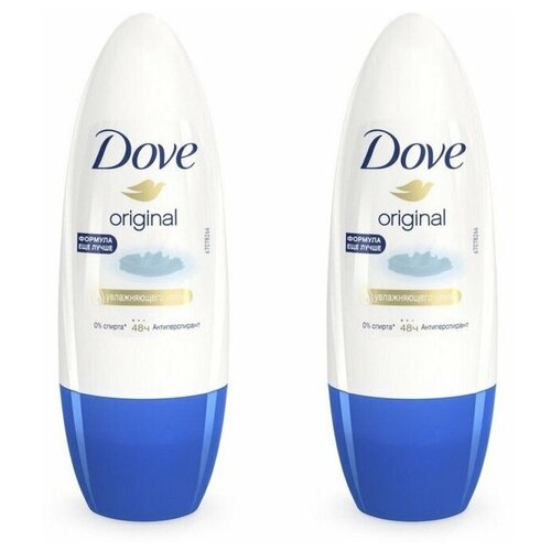 Dove Антиперспирант Original, ролик, флакон, 50 мл, 50 г, 2 шт.