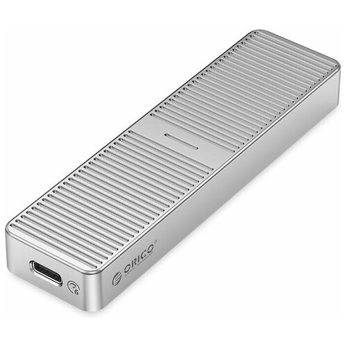 Корпус для SSD M.2 NGFF, 6 Гбит/с, Orico M221C3, серебристый (ORICO-M221C3-SV-BP)
