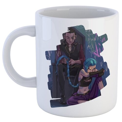Кружка СувенирShop Мультсериал "Аркейн / Arcane / League of Legends" 330 мл