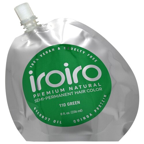 Iroiro Краситель прямого действия, 110 green, 236 мл