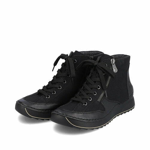 Ботинки Rieker, размер 37, черный, мультиколор
