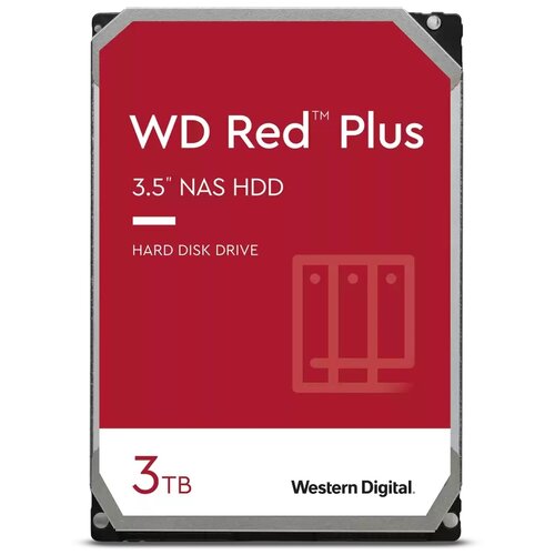 Жесткий диск Western Digital WD Red Plus 3 ТБ WD30EFZX
