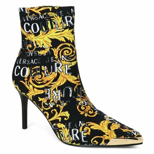 Ботильоны Versace Jeans Couture, размер 36, черный