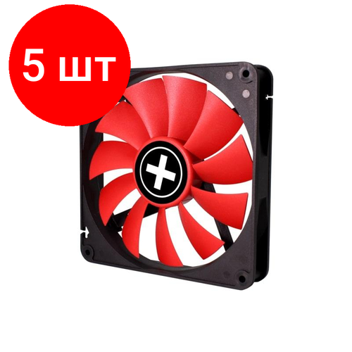 Комплект 5 штук, Вентилятор XILENCE Performance C case fan, XPF140. R. PWM,140mm(XF051)