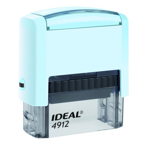 Оснастка Ideal 4912 P2 для печати, штампа, факсимиле. Поле: 47х18 мм. Корпус: топаз.
