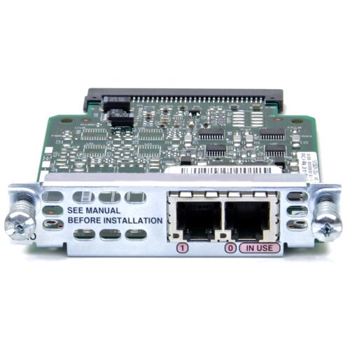 Плата коммуникационная Cisco Two-port Voice Interface Card-FXO VIC2-2FXO