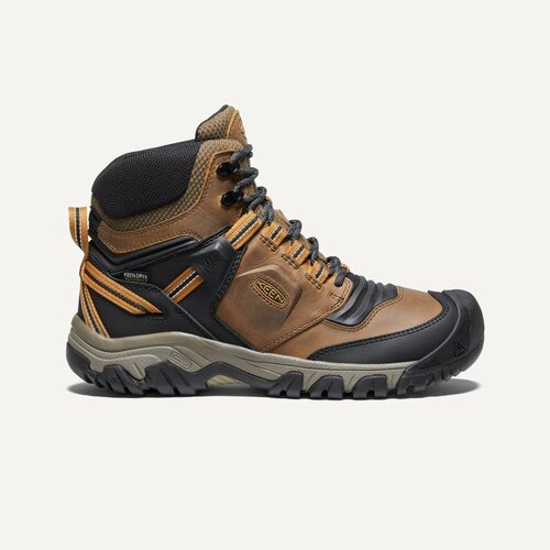 Ботинки KEEN RIDGE FLEX MID WP, размер RU 45 US 11.5, коричневый