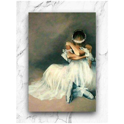 Картины для интерьера на холсте 40х60 см/ Балерина