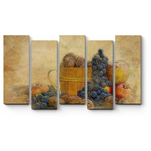 Модульная картина Осенняя композиция 210x121