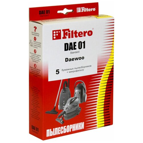 Filtero Мешки-пылесборники DAE 01 Standard, 5 шт.