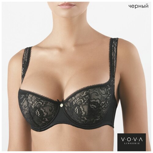 Бюстгальтер  V.O.V.A., размер 80B, черный