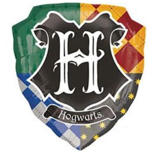 Воздушный шар Anagram Гарри Поттер герб Хогвартса, разноцветный