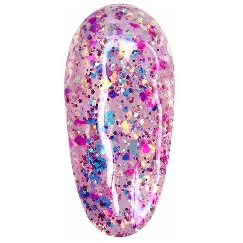 Global Fashion Solid Sequins color gel, 5 г