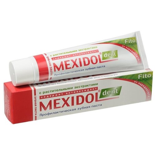 Зубная паста Мексидол Fito, 65 мл, 65 г