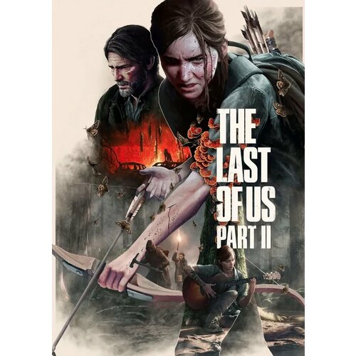 Плакат, постер The Last of Us, сериал. Одни из нас на холсте, размер 30х42см
