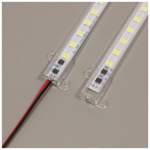 Светодиодная линейка SMD 5730, 144 диода/м, 100 см, 220 вольт - Цвет свечения: Белый (5600K)