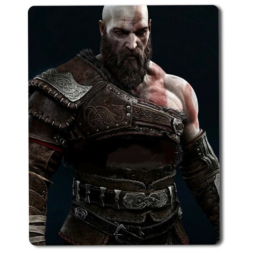 Коврик для мыши с принтом Игра God of War Ragnarok Кратос - 6227 В