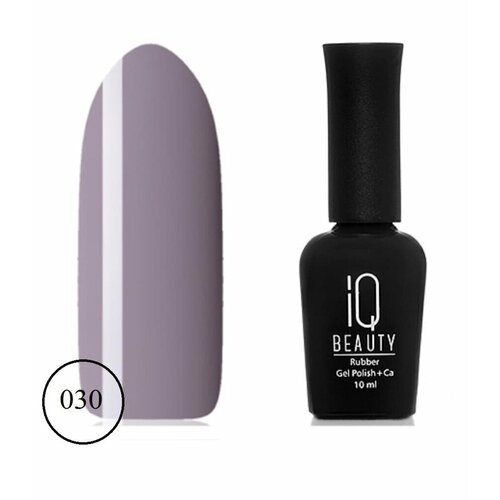 IQ Beauty Гель-лак для ногтей каучуковый №030, Grey granite 10мл