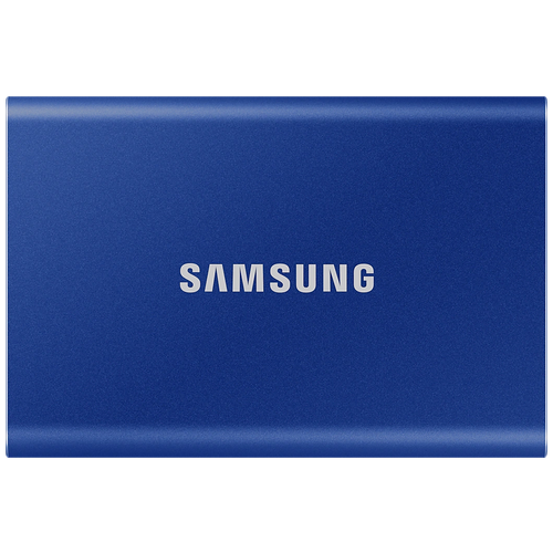 2 ТБ Внешний SSD Samsung T7, USB 3.2 Gen 2 Type-C, синий