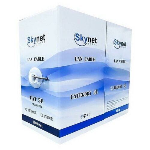 Кабель в бухте Skynet CSP-FTP-LSZH-4-CU, 305 м, оранжевый