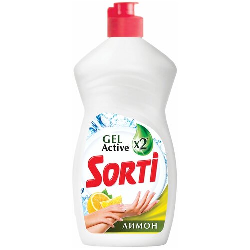 Средство для мытья посуды SORTI "Лимон", 450мл, ш/к 12619 1098-3