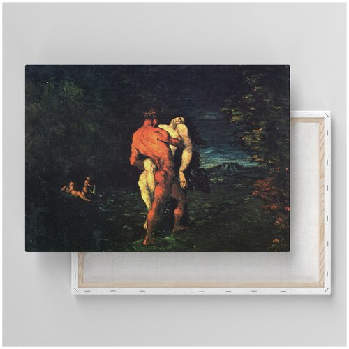 Картина на холсте с подрамником / Cezanne Paul / Сезанн Поль - Похищение