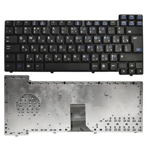 Клавиатура для ноутбука HP Compaq NSK-C6A0R черная, крепления вверху