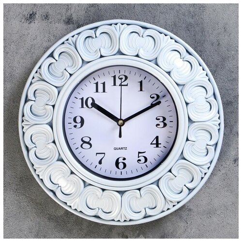 Часы настенные, серия: Интерьер, "Джоджо", дискретный ход, d-26 см, циферблат 14.5 см