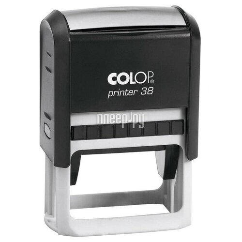 Оснастка Colop Printer 38 для печати, штампа, факсимиле. Поле: 56х33 мм. Корпус: черный.