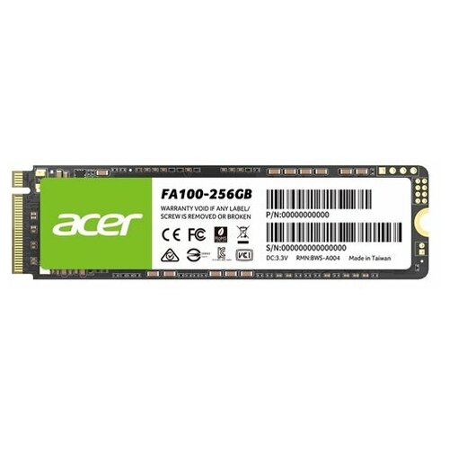 Твердотельный накопитель Acer 256 ГБ M.2 BL.9BWWA.118
