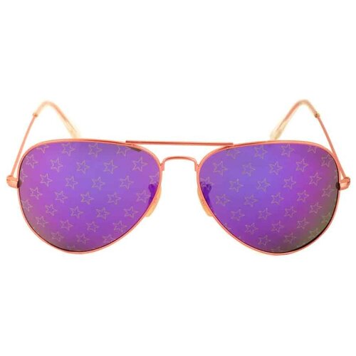 Солнцезащитные очки Loris, фиолетовый, золотой