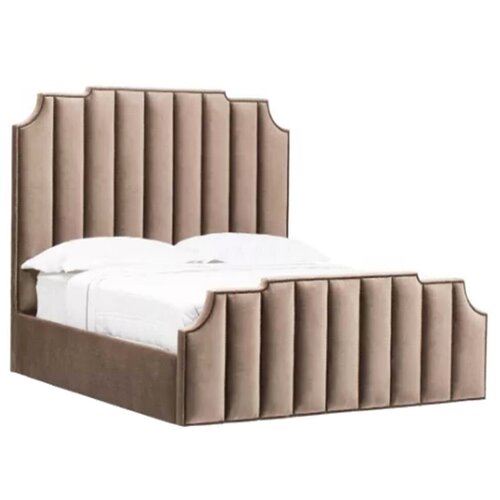 Кровать Квинс 90х190 см, ПМ, цвет и материал на выбор