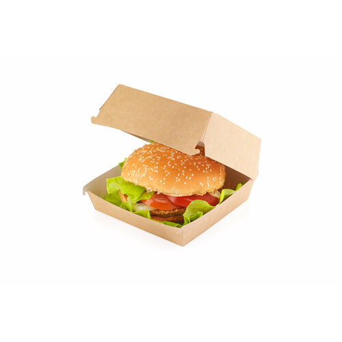 Коробка упаковка для гамбургера BURGER M 115x115x60 мм (300 шт)