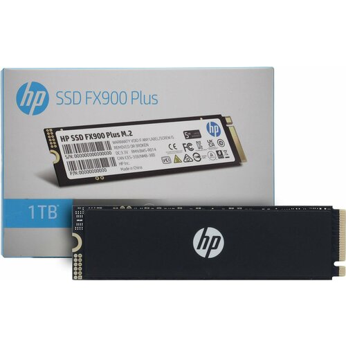 Твердотельный накопитель (SSD) HP 2Tb FX900 Plus, 2280, PCIe 4.0 x4, NVMe 7F618AA Retail