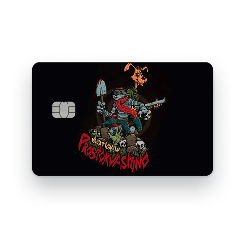 Наклейка на банковскую карту, стикер на карту, маленький чип, мемы, приколы, комиксы, мультфильмы №46