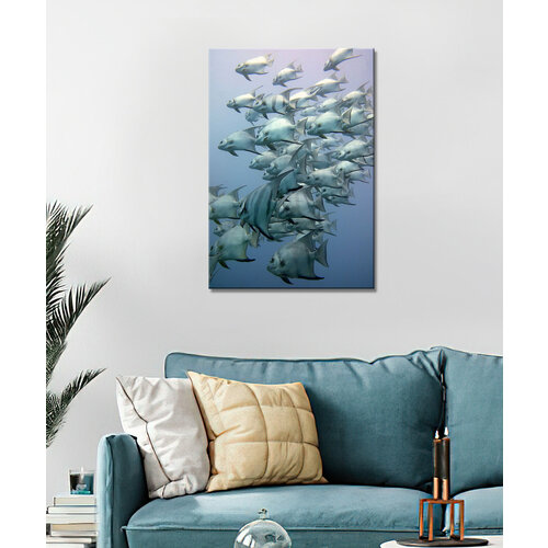 Картина - Тропические рыбы, рыба (15) 30х40