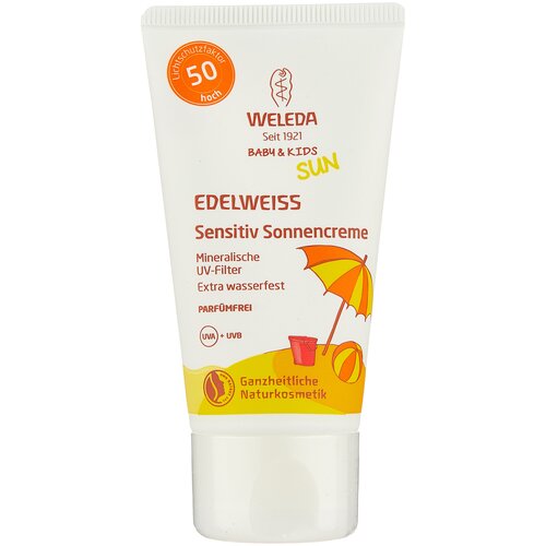 Weleda Weleda Солнцезащитный крем для младенцев и детей SPF 50, 50 мл