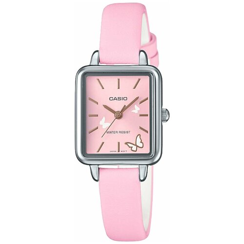 Наручные часы CASIO Collection LTP-E147L-4A, розовый, серебряный