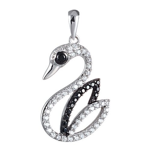 Подвеска ELEMENT47, серебро, 925 проба, шпинель