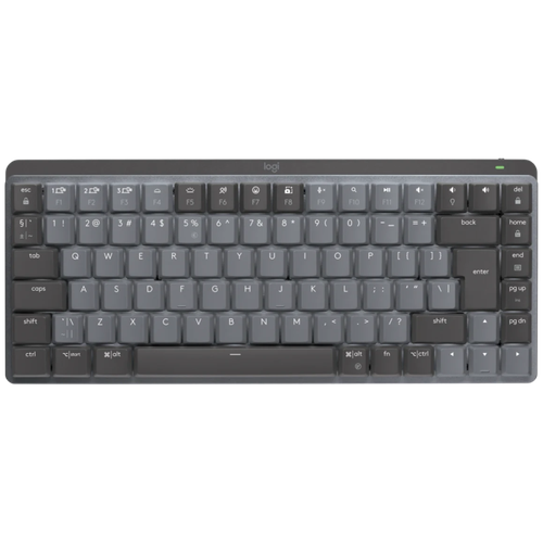 Беспроводная клавиатура Logitech MX Mechanical Mini Logitech GL Clicky, графитовый, английская/русская (ANSI)