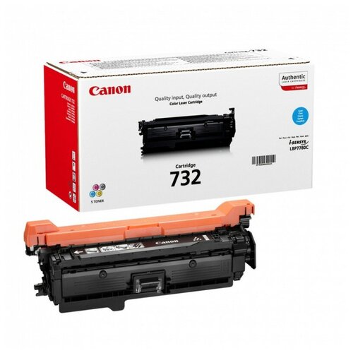 Картридж Canon 732 C (6262B002) для Canon i-SENSYS LBP7780Cx, ресурс (6400 стр), голубой