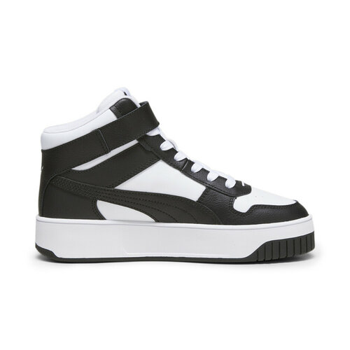 Кеды PUMA Carina Street Mid, размер 7, белый, черный