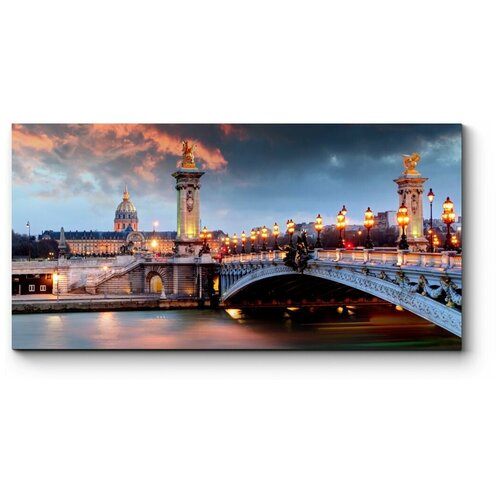 Модульная картина Мост Александра 3 в Париже 120x60