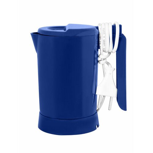 Электрический мини-чайник BEON BN-006, объем 0.5л, 800Вт, корпус пластик, спираль, 220В, синий