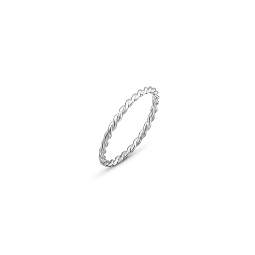 Кольцо Nana кольцо ВИТЬЕ, серебро, 925 проба, серебрение, размер 16, серебряный