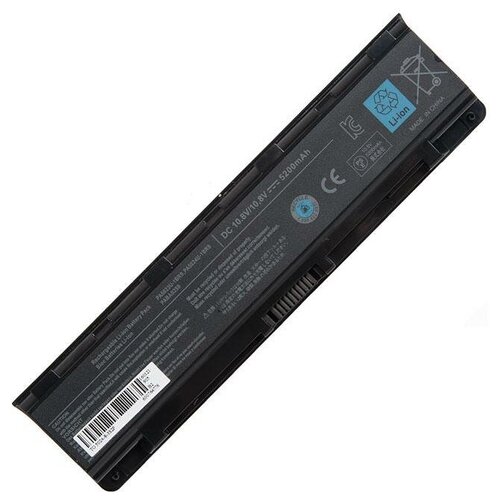 Аккумулятор для ноутбука Toshiba Satellite C800, C840, C850, C870, L830, L840, L850 (10.8V, 5200mAh). PN: PA5109U-1BRS, PA5023U